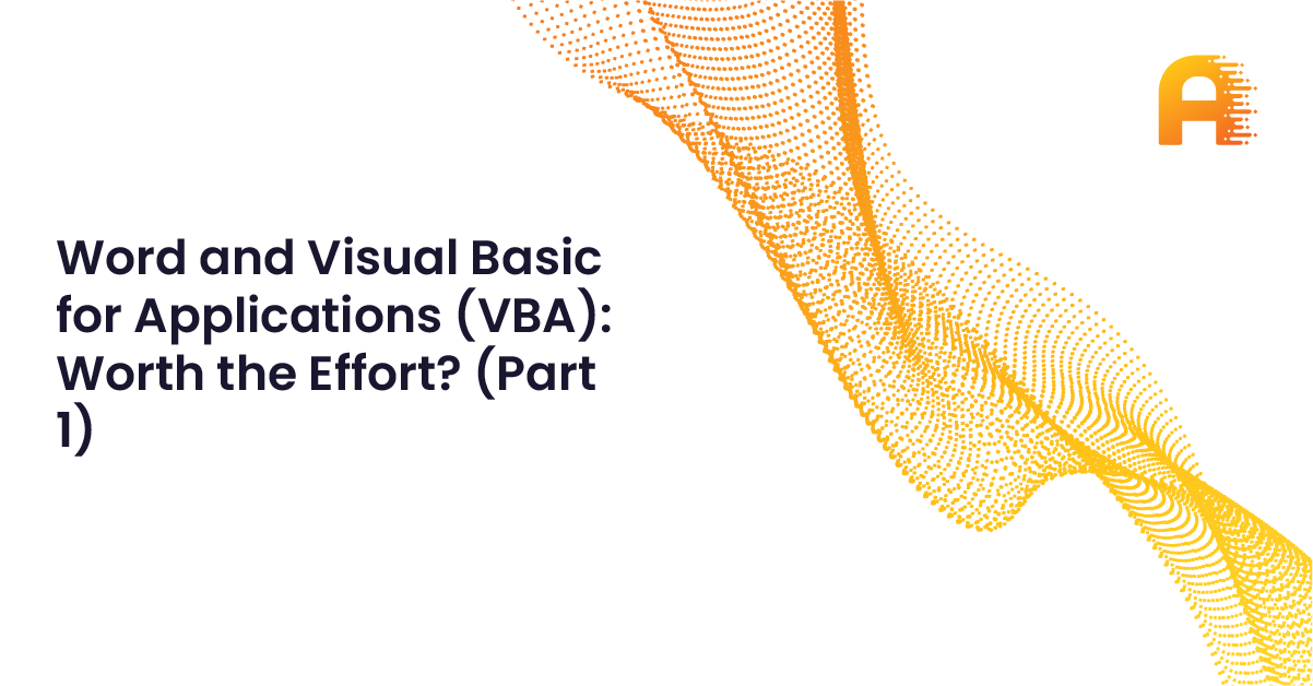 Word and Visual Basics for Applications
